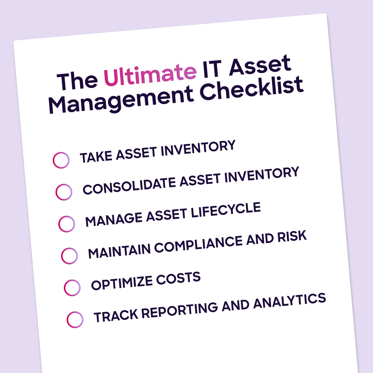The Complete IT Asset Management Guide